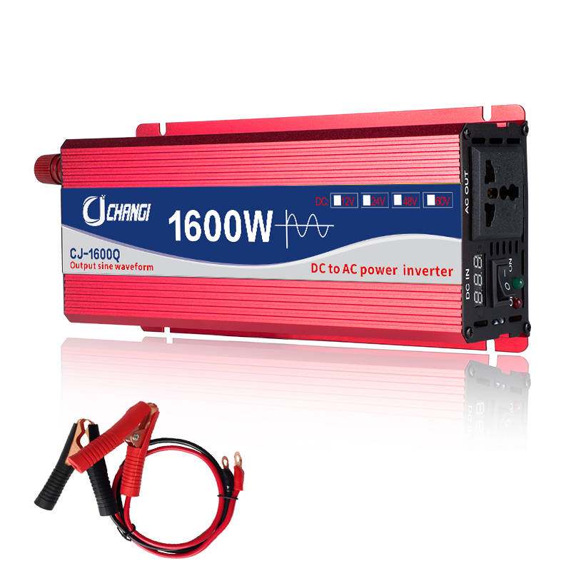 Pure Sine Wave 1600 Watt 0.5kw Inverter Inversor Dc 12 24 Volt To Ac ...
