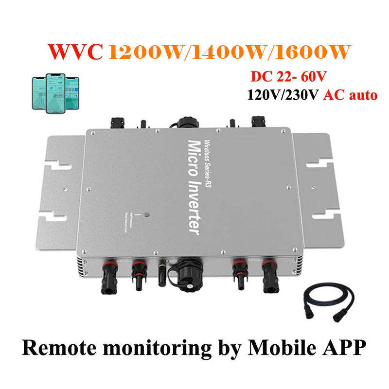 2023 New Arrival 1200w 1400w 1600w Micro Inverter Wifi Communication ...