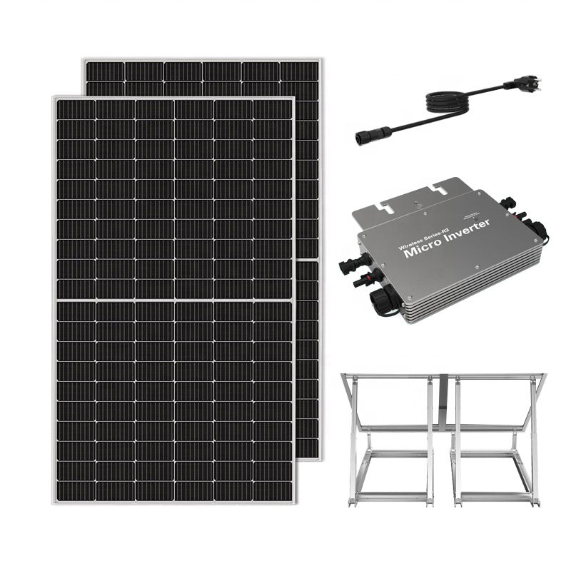 Plug And Play Solar System Balcony Germany With Ip65 Micro Inverter ...