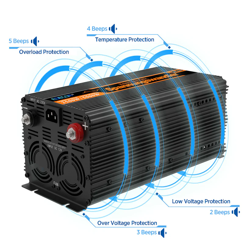 Changi Pure Sine Wave Power Inverter 12V to 220V 2500W With UPS and ...