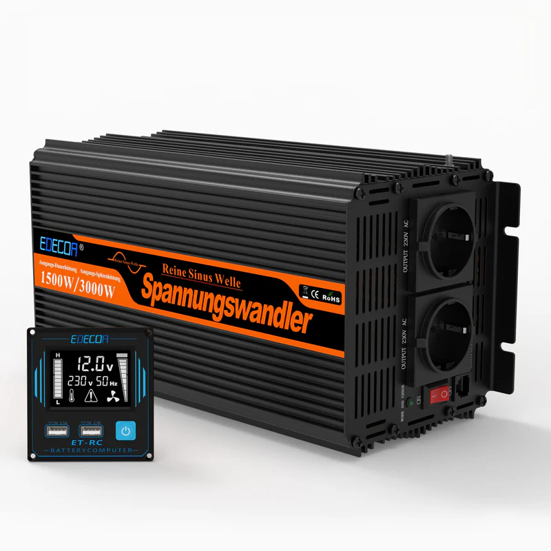 Changi 1500W DC 12V AC 220V 230V pure sine wave power inverter